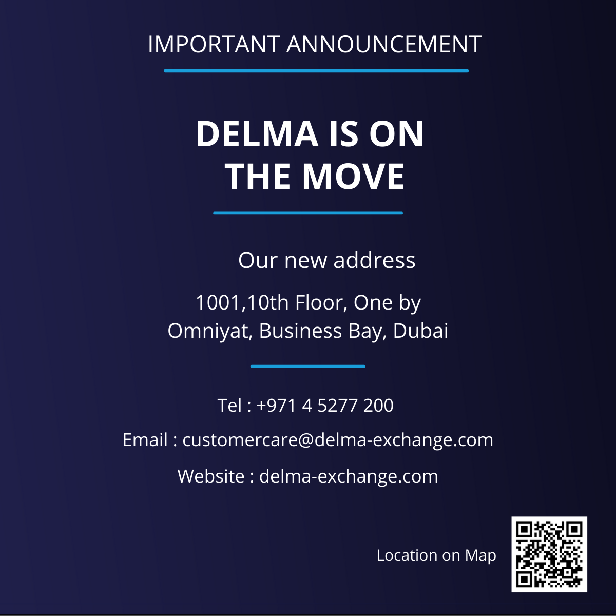 Delma Exchange | About us | Open an account